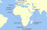 Timetables for Cruises To Port Louis, Mauritius on 08 December 2027