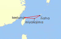 Timetables for Cruises To Naha, Japan on 22 September 2025