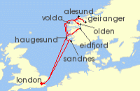 Timetables for Cruises From London, England during August 2027 (05 Aug ...