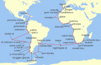 Timetables for Cruises To Santa Clara Island, Chile during February ...