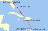 Timetables for Cruises To Cabo Rojo, Dominican Republic on 02 February 2027
