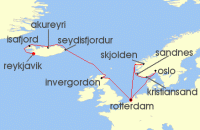 Timetables for Cruises To Reykjavik, Iceland on 14 June 2026