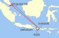 Timetables for Cruises From Singapore on 28 December 2025