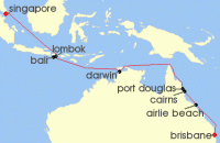 Timetables for Cruises On Crown Princess during December 2025 (19 Dec ...