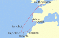 Timetables for Cruises To St Cruz De La Palma, Canary Islands on 24 ...