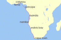 Timetables for Cruises From Tema, Ghana during December 2025 (11 Dec)